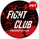 Fight Club Sports Presentation Template, Presentation Templates ...