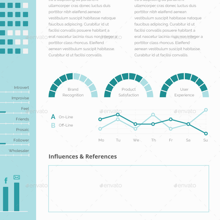 UX Workflow - Persona Document - Volume 01, Print Templates | GraphicRiver