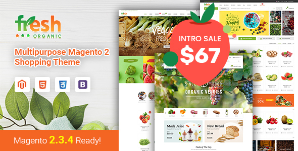 Fresh - Multipurpose Responsive Magento 2 Theme by magentech | ThemeForest