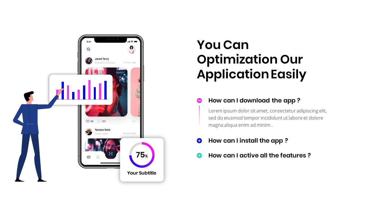Mobile App Google Slides Template 2020, Presentation Templates ...