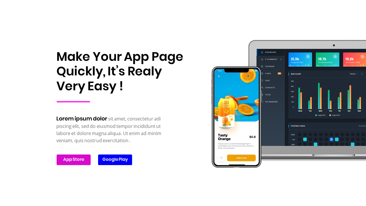 Mobile App Google Slides Template 2020, Presentation Templates ...