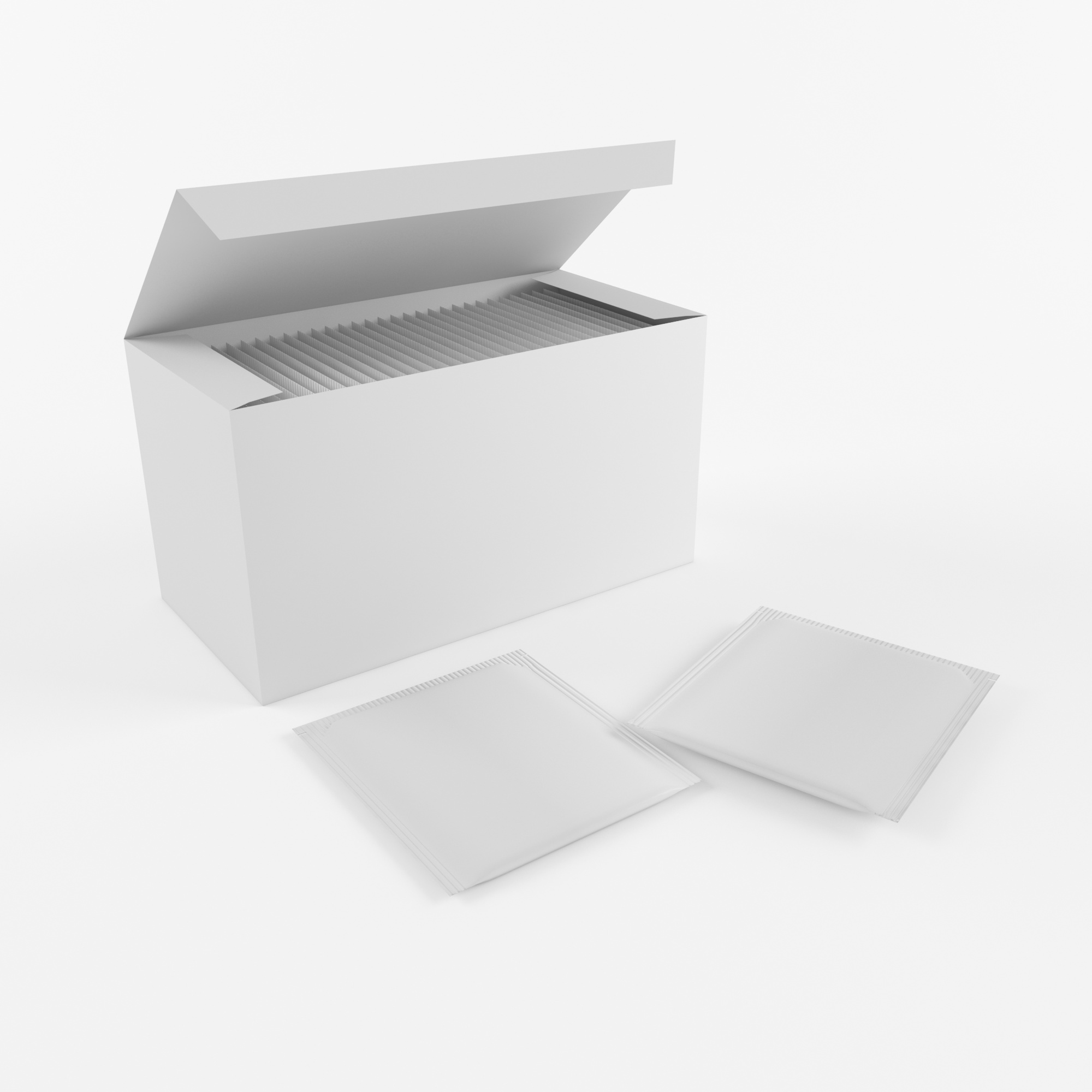 Pouch with Open Box by creativejun | 3DOcean