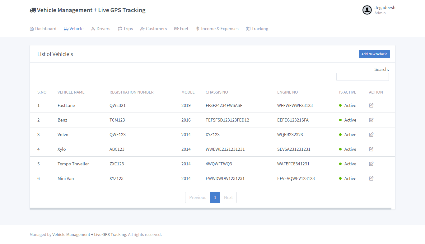 Vehicle Management System With Live GPS Tracking by codeforts | CodeCanyon