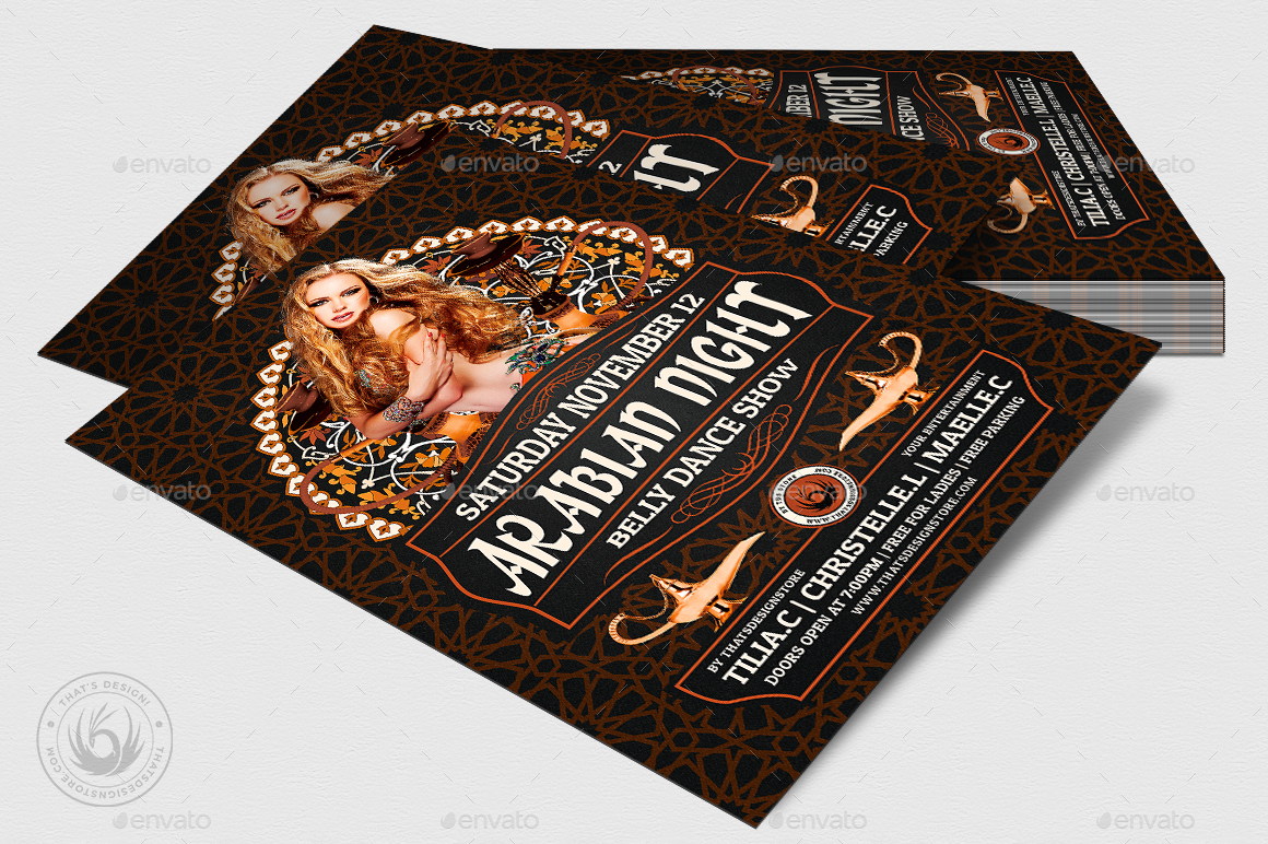 Arabian Nights Flyer Template V2, Print Templates | GraphicRiver