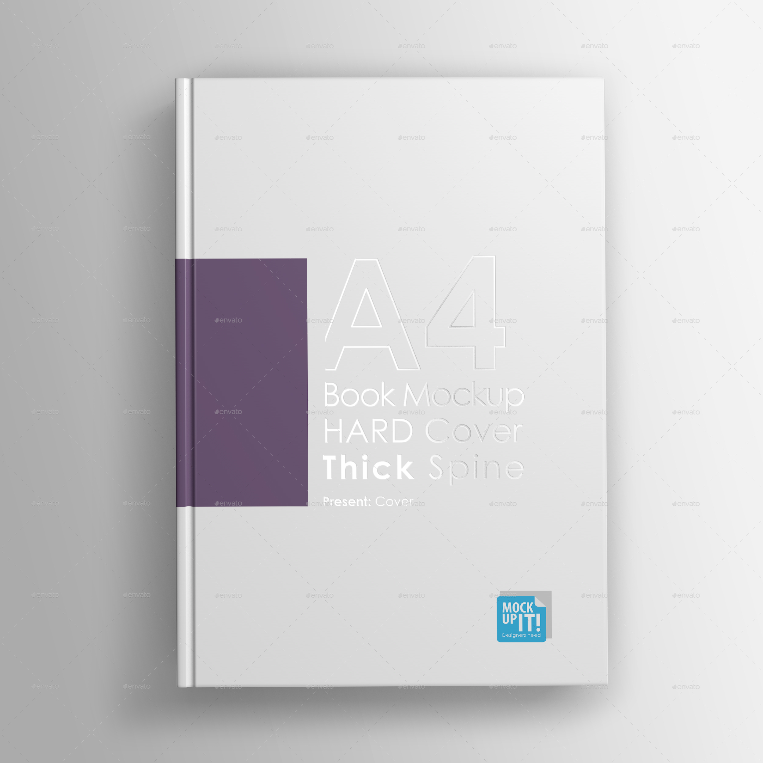 A4 Book Mockup, Graphics | GraphicRiver