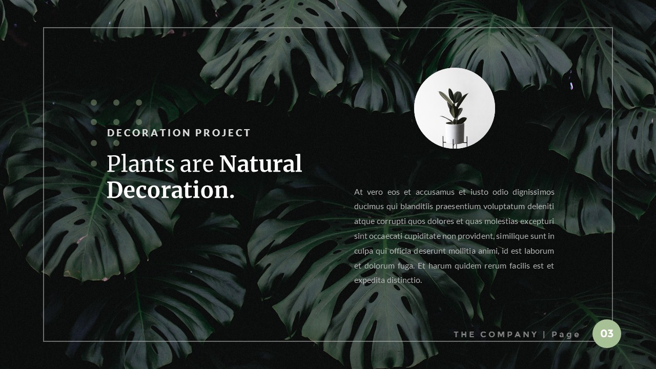 Dekora - Clean Decoration Google Slides Template, Presentation Templates