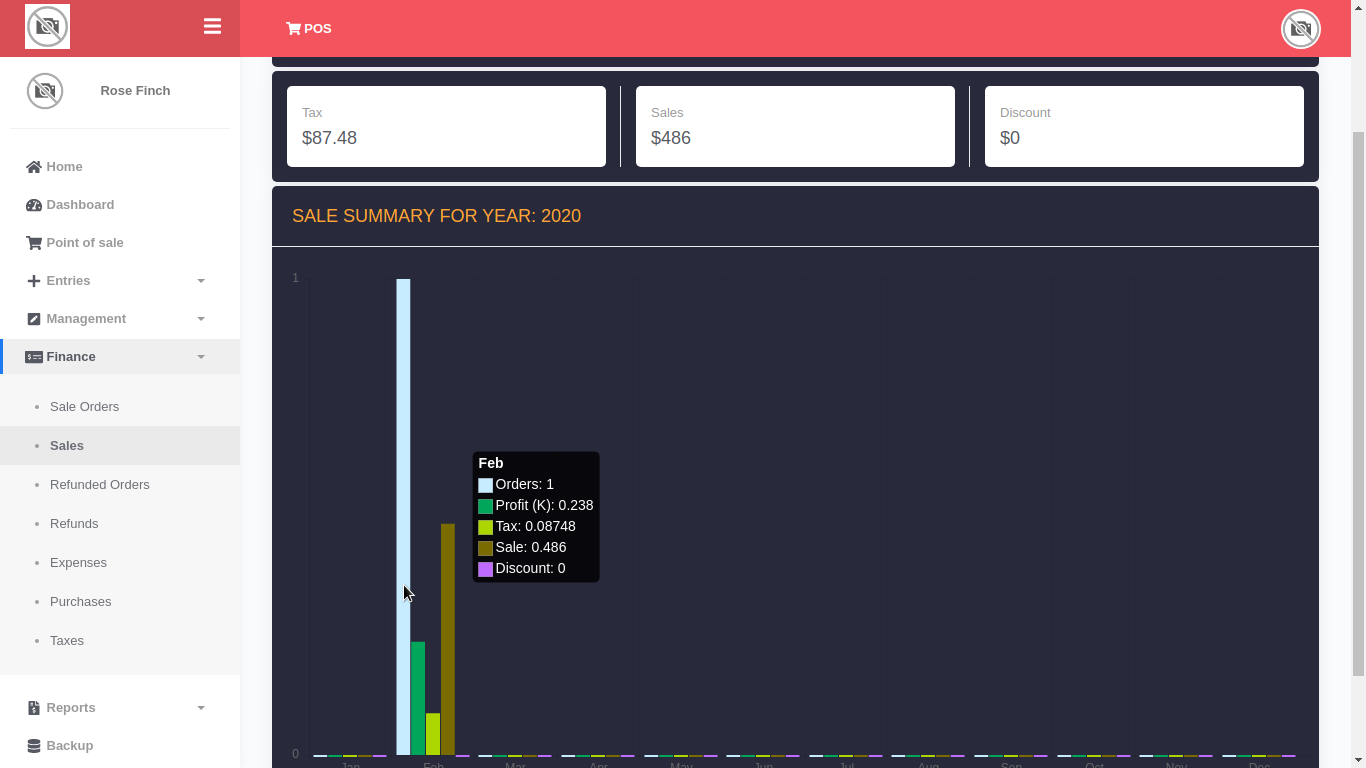 Small Business Point Of Sale - Next POS by Rose-Finch | CodeCanyon