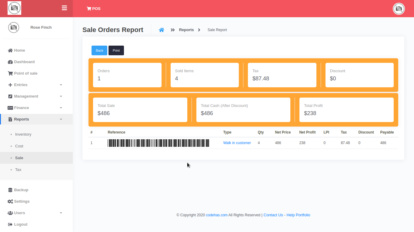 Small Business Point Of Sale - Next POS by Rose-Finch | CodeCanyon