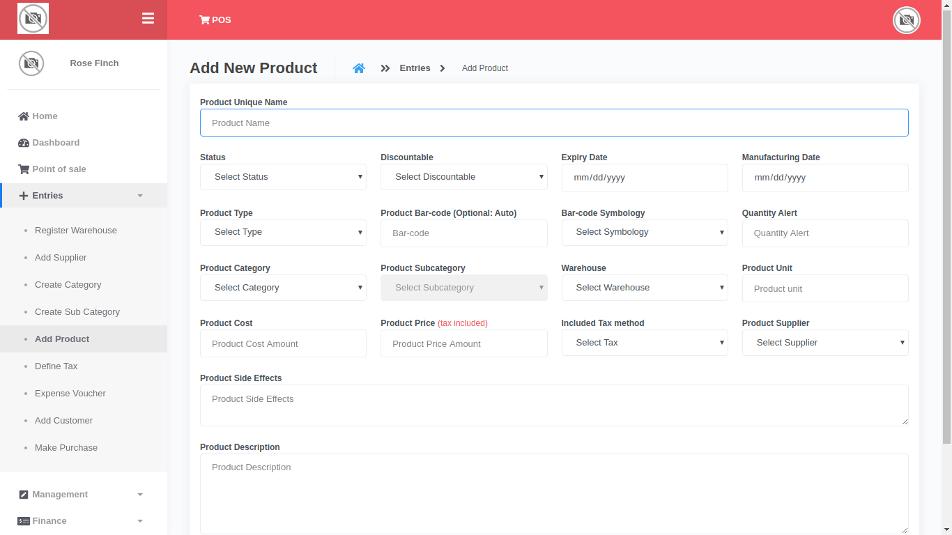 Small Business Point Of Sale - Next POS by Rose-Finch | CodeCanyon