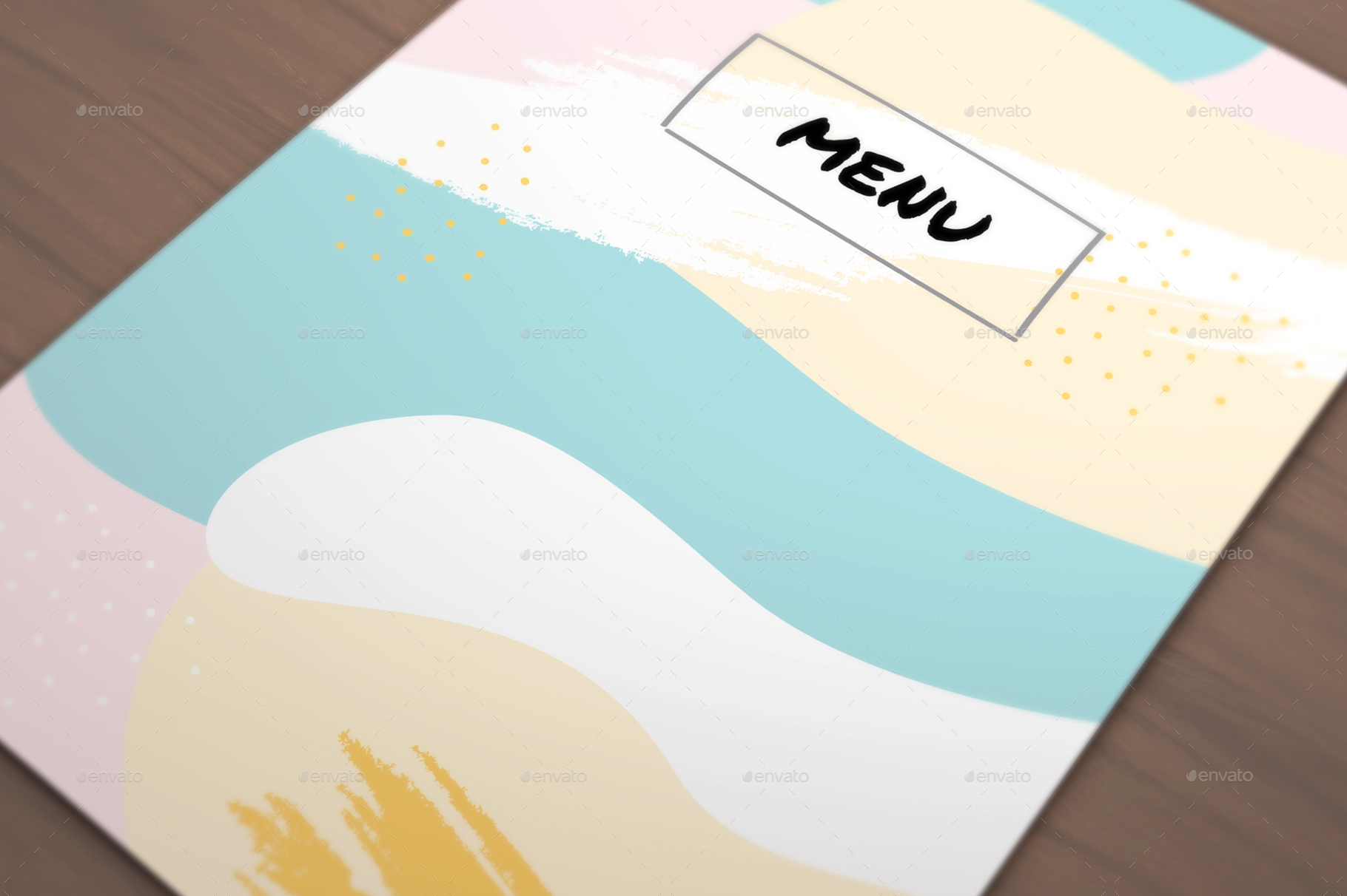Colored Menu Template, Print Templates | GraphicRiver