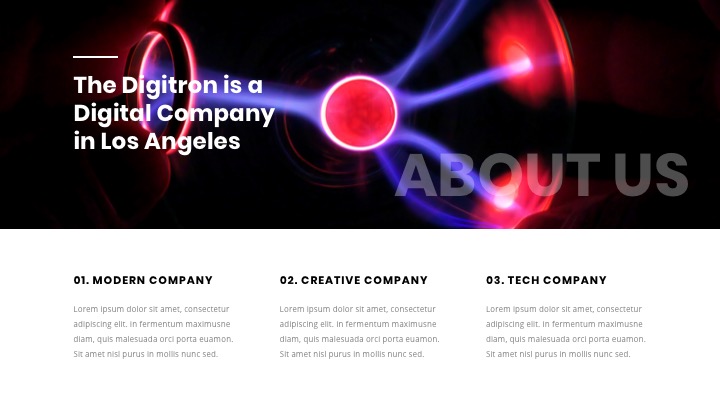 Digitron – Creative Digital Technology Google Slides Template ...