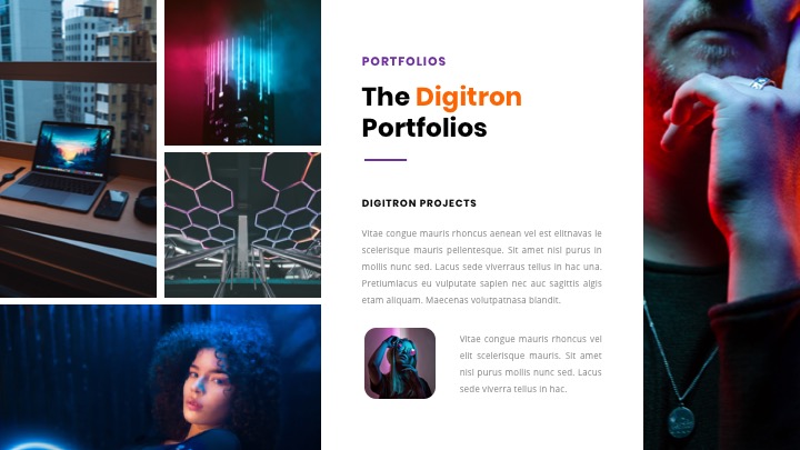 Digitron – Creative Digital Technology Google Slides Template ...