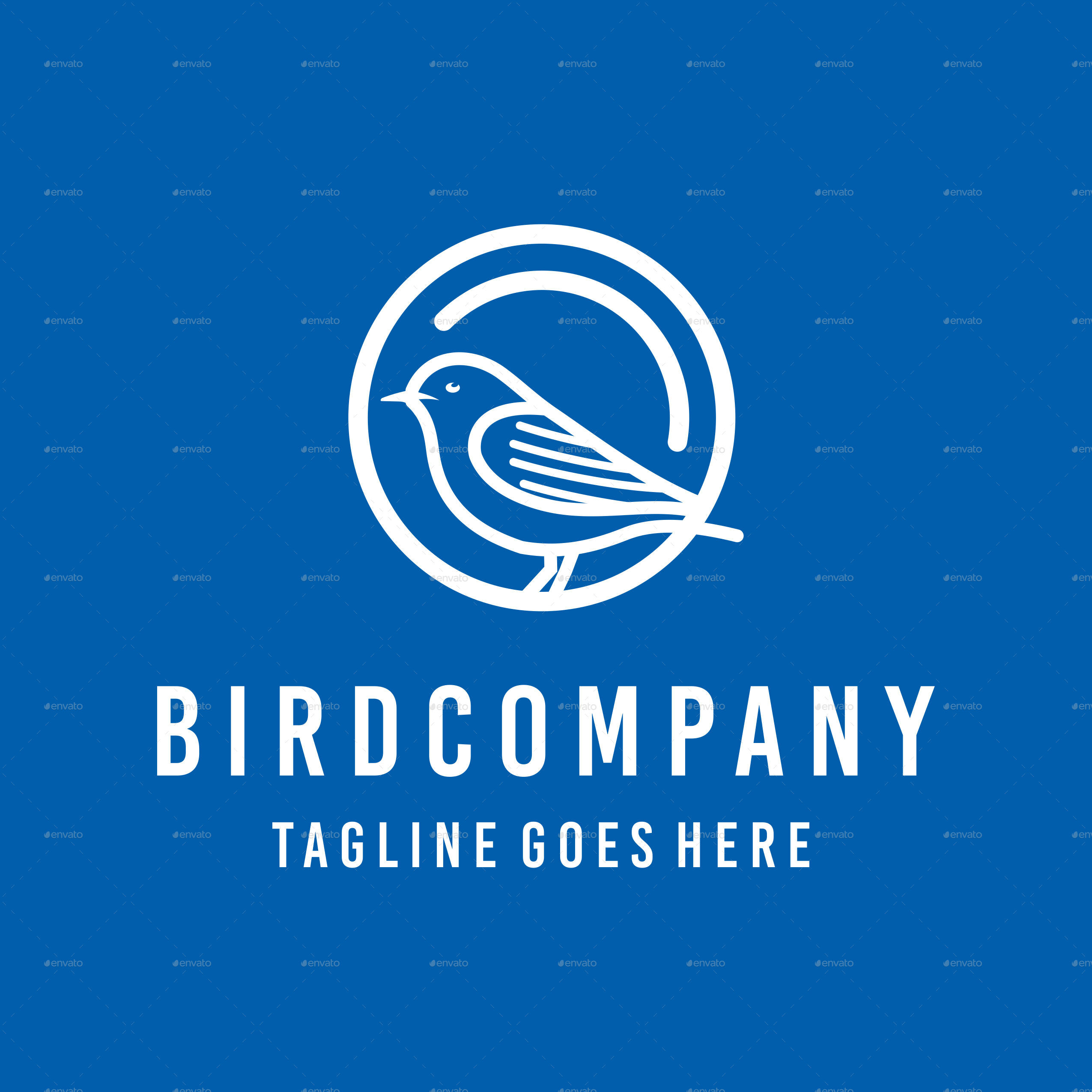 Bird circle logo, Logo Templates | GraphicRiver