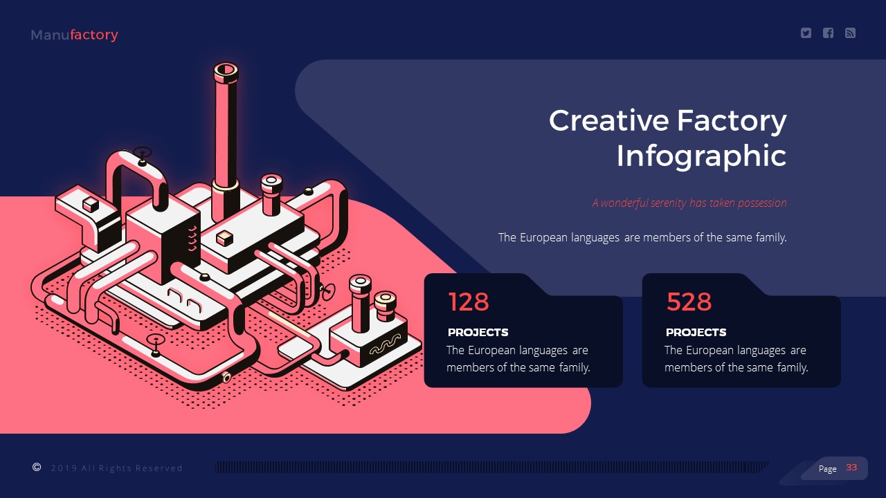 Manufactory – Industry & Factory Keynote Template, Presentation Templates