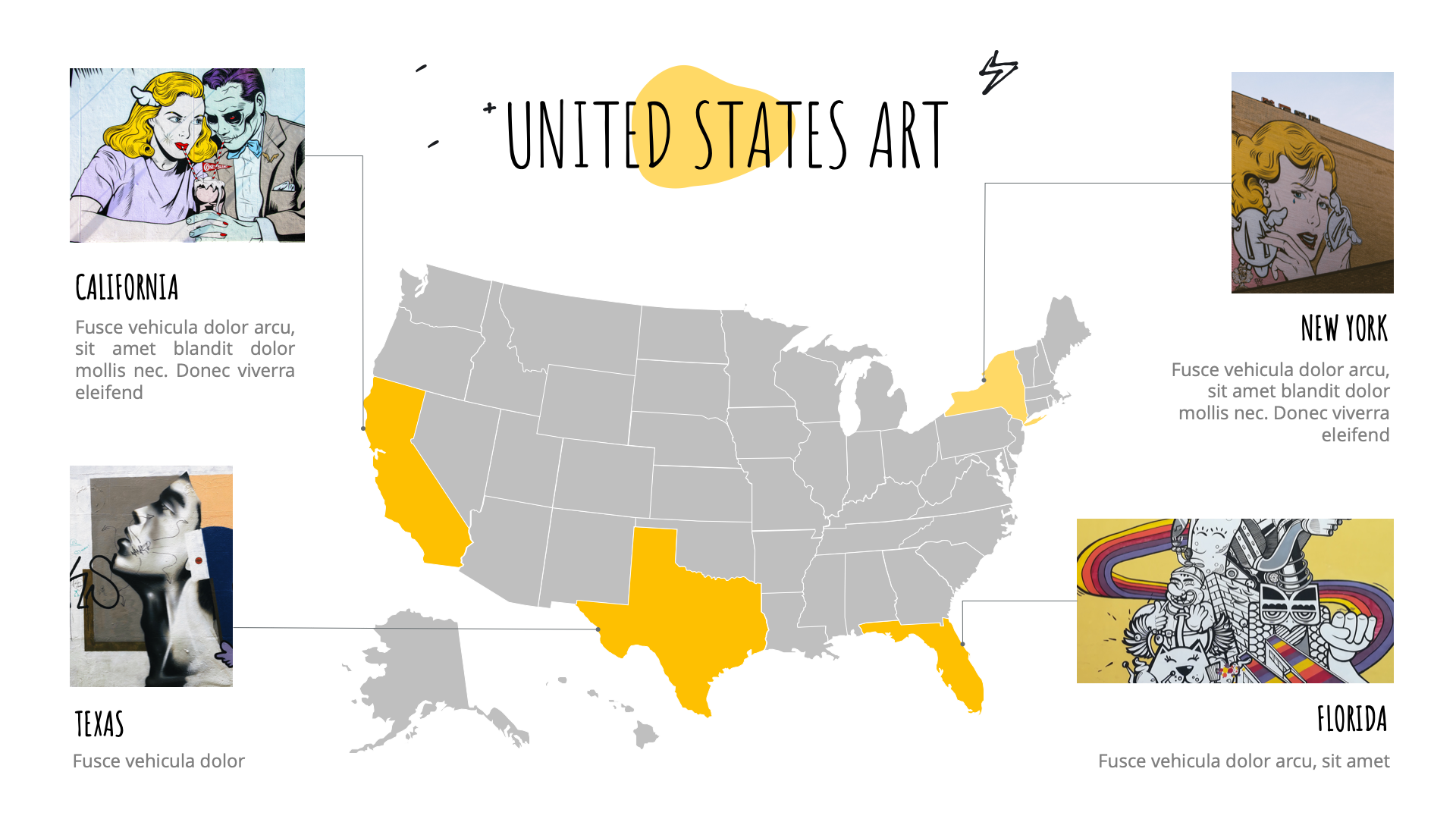 LINIA - Line Illustration Powerpoint Template, Presentation Templates