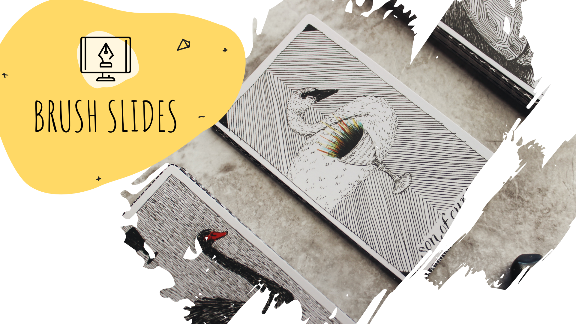 LINIA - Line Illustration Powerpoint Template, Presentation Templates