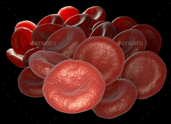 Bunch of red blood cells Stock Photo by iLexx | PhotoDune