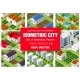 Isometric Set of Blocks Module of Areas, Vectors | GraphicRiver