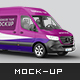 Mercedes Sprinter Passenger 2019 Van Mockup, Graphics | GraphicRiver
