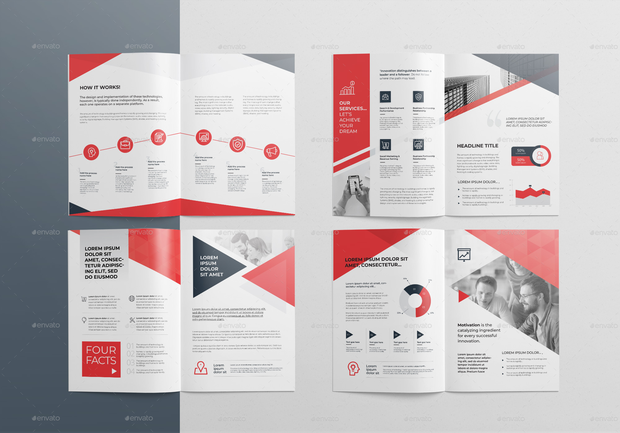 Company Brochure, Word Template, Print Templates | GraphicRiver