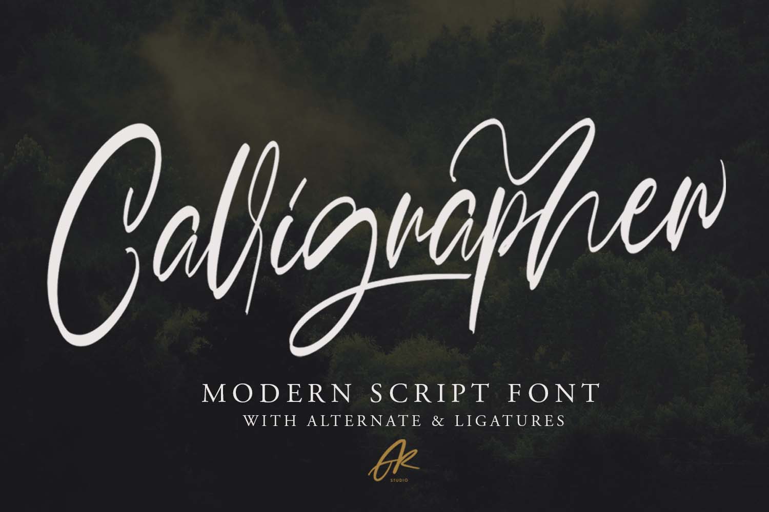 Calligrapher Modern Script Font, Fonts | GraphicRiver