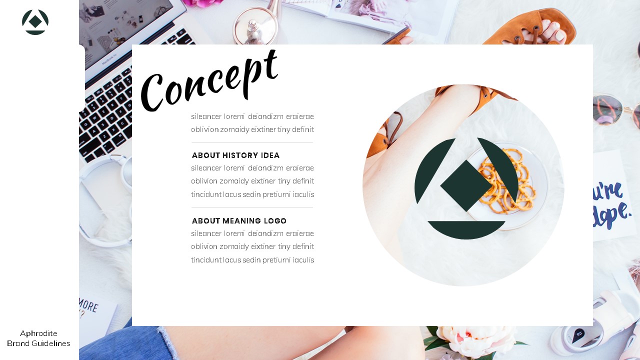 Brand Identity Guideline Google Slide Template, Presentation Templates