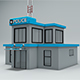 Low Poly Police Office by Gergedan | 3DOcean