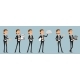 Office Boy Character Vector Set, Vectors | GraphicRiver