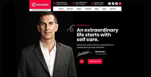 Consultio - Consulting Business WordPress by Case-Themes | ThemeForest