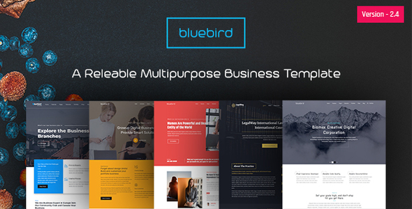 Bluebird - Multipurpose Business HTML Template by Unicoder | ThemeForest
