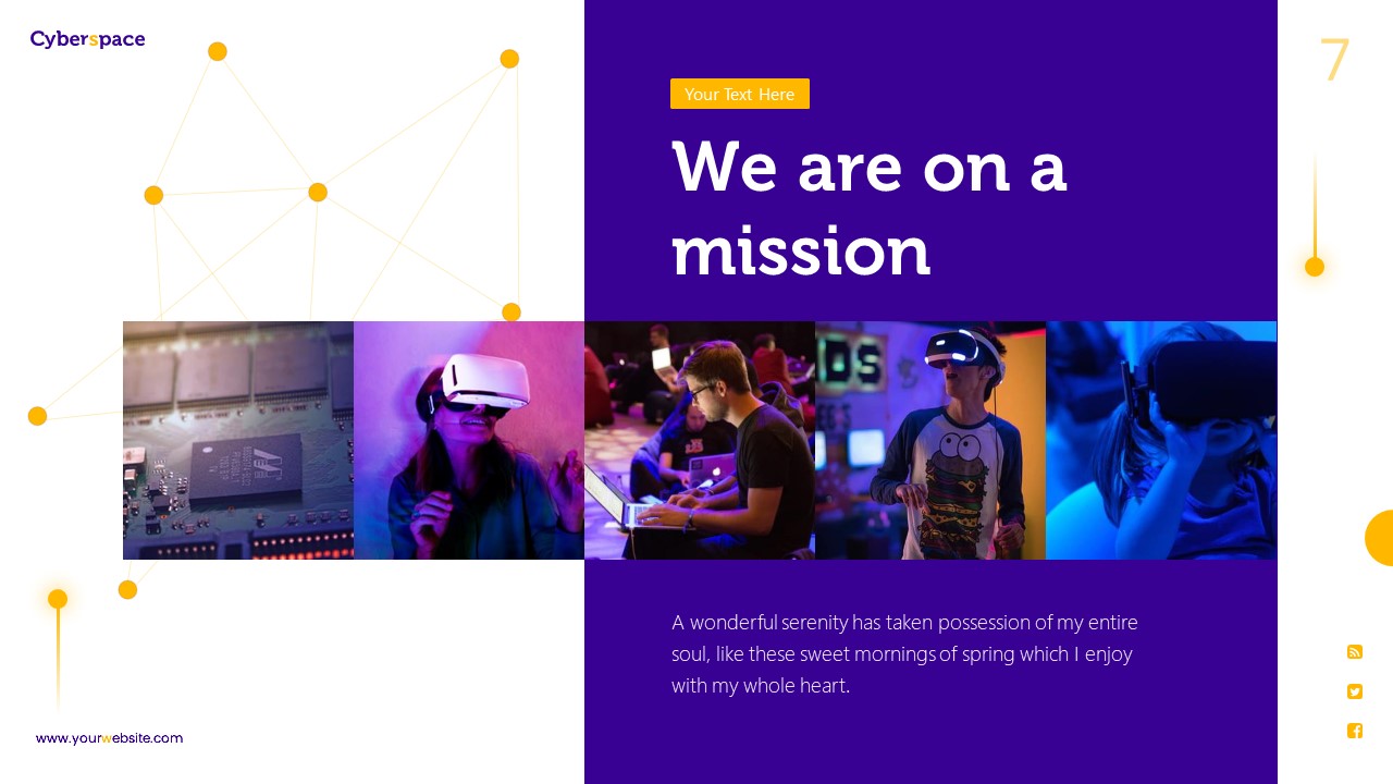 Cyberspace Technology Keynote Template by BrandEarth | GraphicRiver