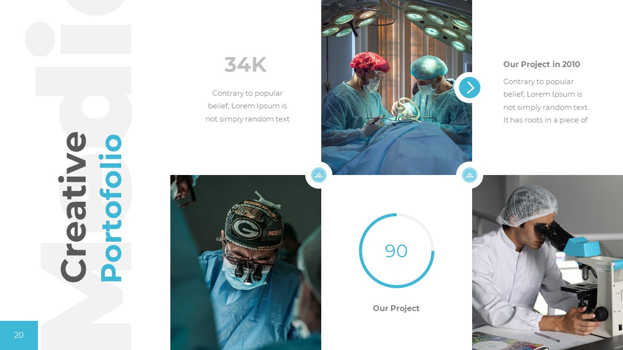 Medical - Hospital Service PowerPoint Template, Presentation Templates