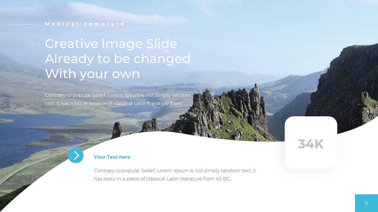 Medical – Hospital Service Keynote Template, Presentation Templates