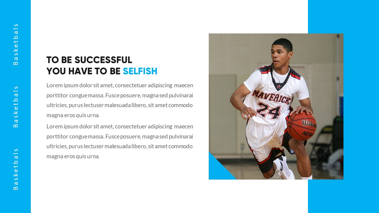 Basket – Basketball Sports Club Powerpoint Template, Presentation Templates