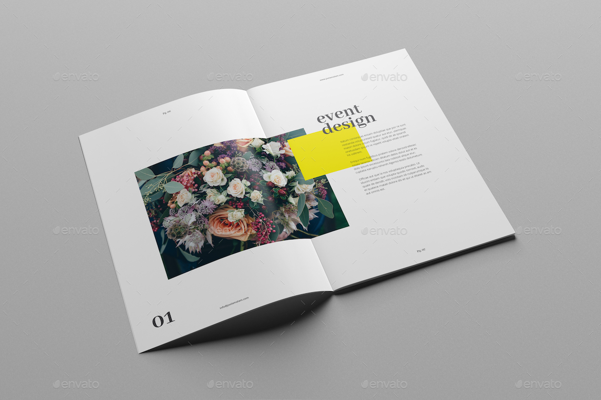 Floral Design Portfolio, Print Templates | GraphicRiver