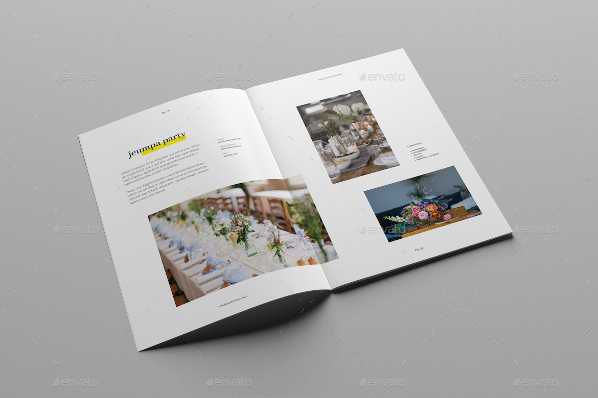 Floral Design Portfolio, Print Templates | GraphicRiver