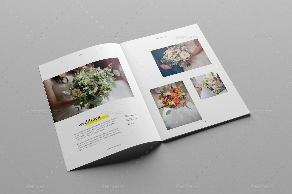 Floral Design Portfolio, Print Templates | GraphicRiver