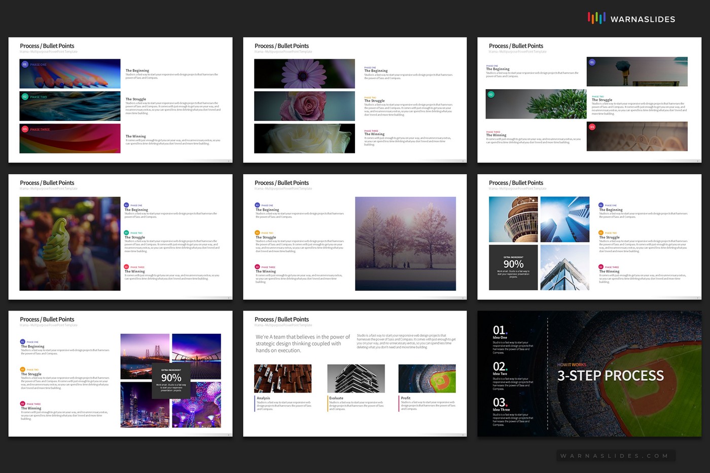 3 Bullet Points PowerPoint Template, Presentation Templates | GraphicRiver