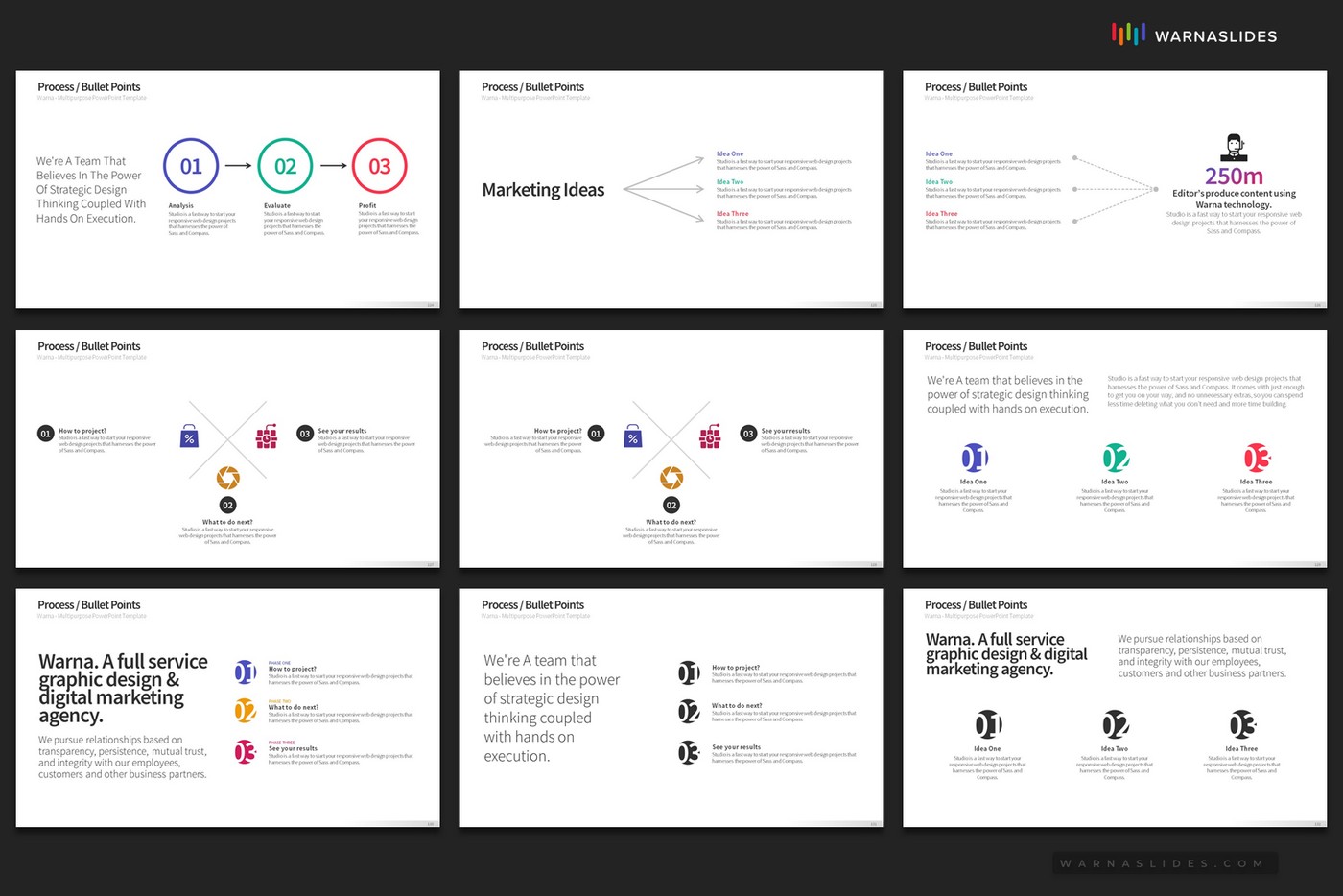 3 Bullet Points PowerPoint Template, Presentation Templates | GraphicRiver