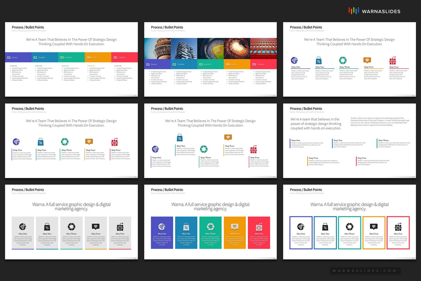 5 Bullet Points PowerPoint Template, Presentation Templates | GraphicRiver