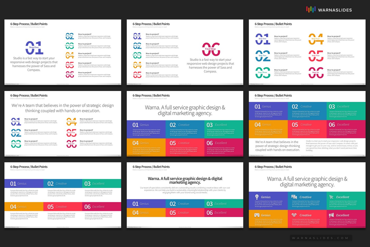 6 Bullet Points PowerPoint Template, Presentation Templates | GraphicRiver