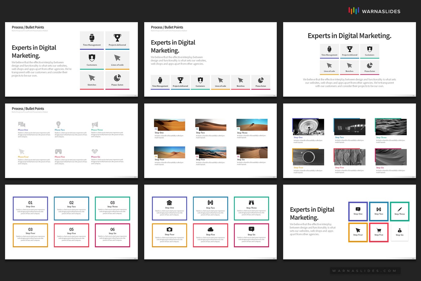 6 Bullet Points PowerPoint Template, Presentation Templates | GraphicRiver