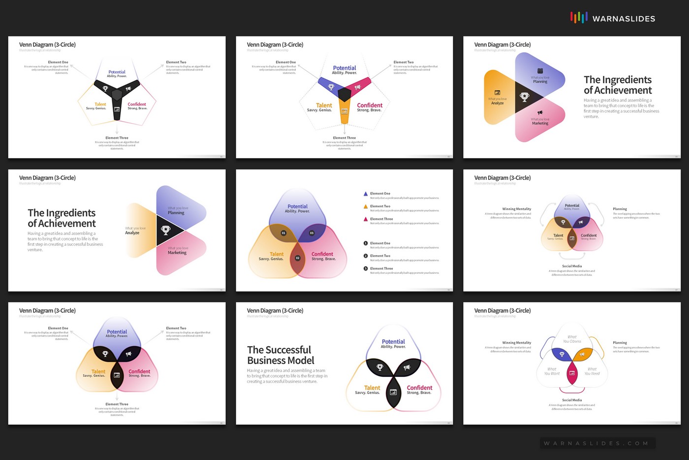 Venn Diagram PowerPoint Template, Presentation Templates | GraphicRiver