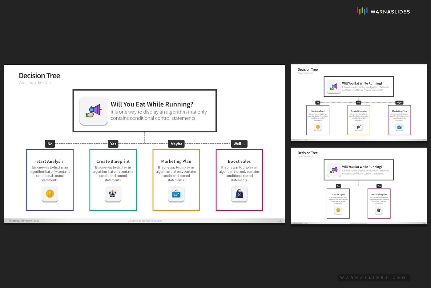Decision Tree Diagram PowerPoint Template, Presentation Templates ...