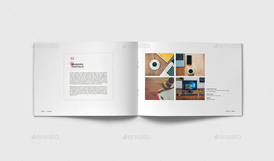 Clean & Simple Portfolio, Print Templates | GraphicRiver