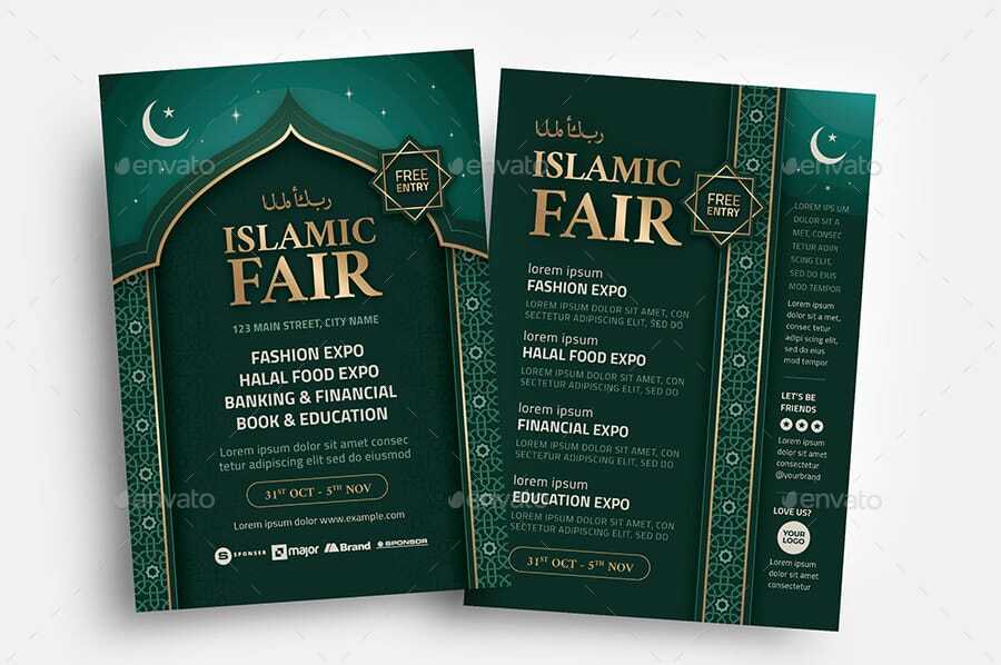 Islamic Flyer Template, Print Templates | GraphicRiver
