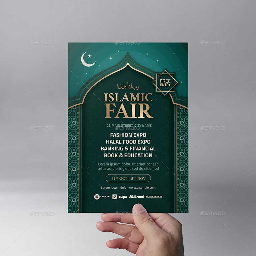 Islamic Flyer Template, Print Templates | GraphicRiver