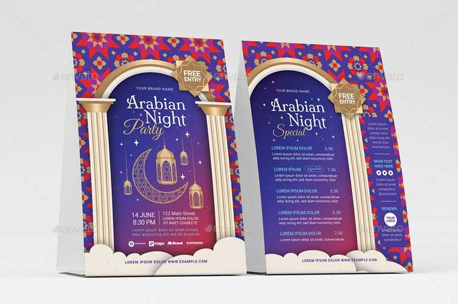 Arabic Flyer Template, Print Templates | GraphicRiver