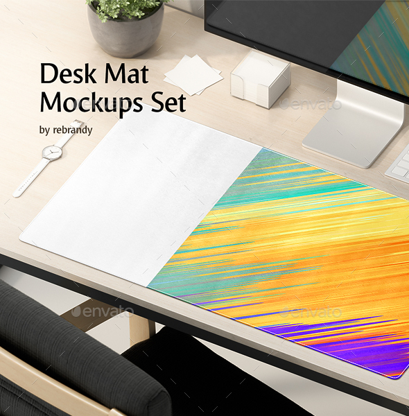 Desk Mat Mockups Set, Graphics | GraphicRiver