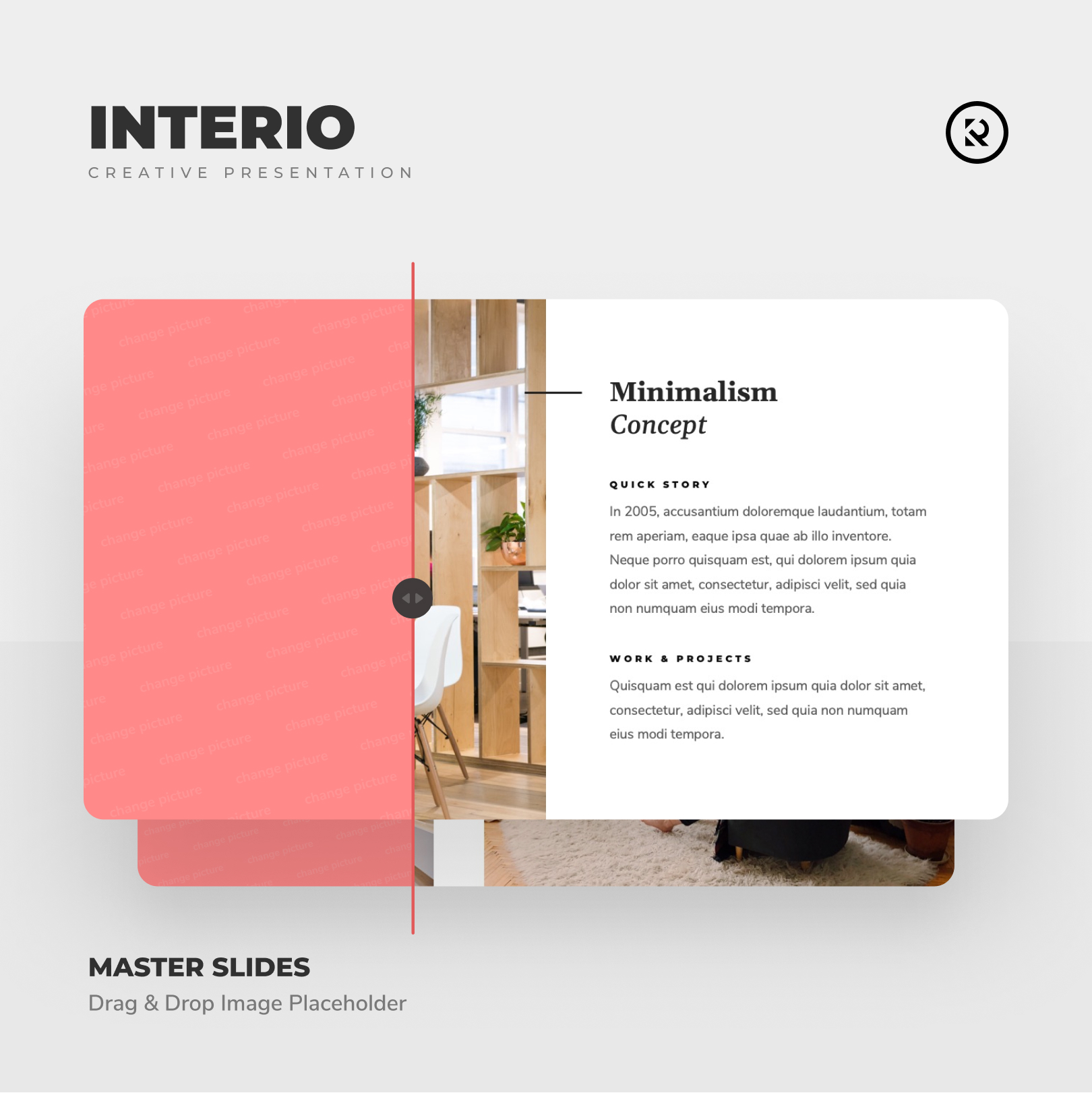 Interio - Creative Interior Design Google Slides Template, Presentation ...